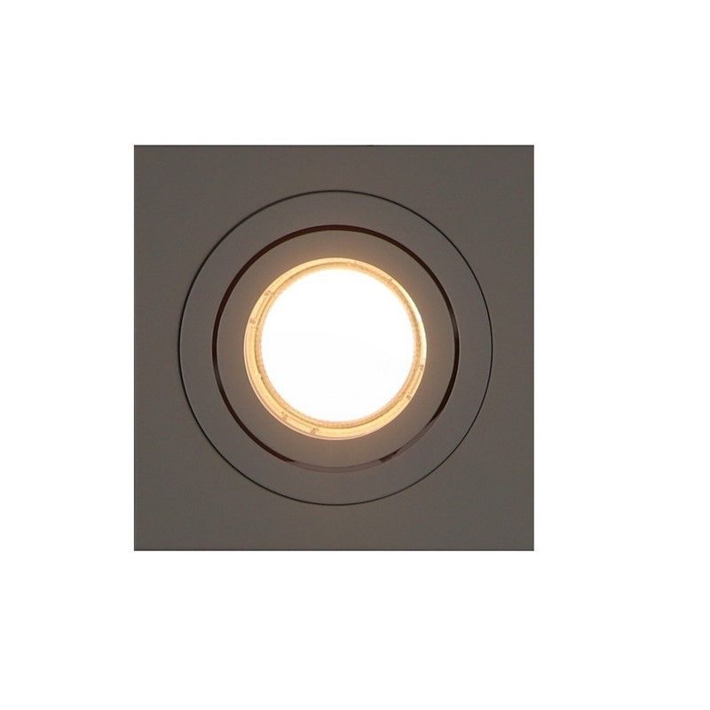 Aluminium infälld spotlight vit, Heido | Lampgiant.se