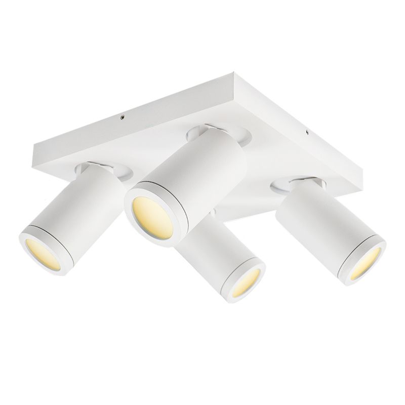 Modern spotlight tak vit, Kenan, IP44 | Lampgiant.se